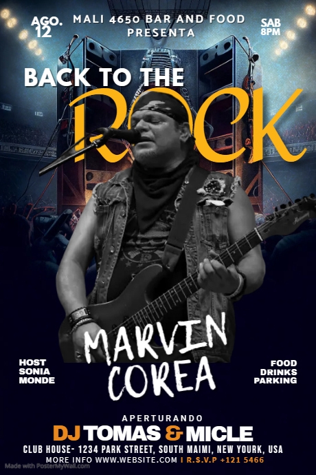 Rock Party Poster | PosterMyWall