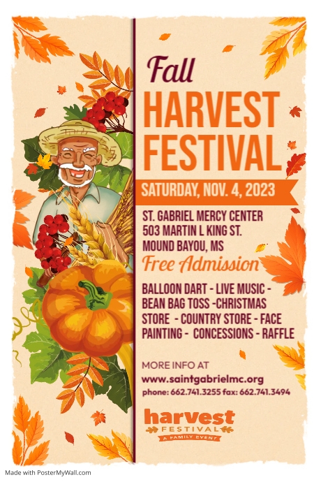 Autumn Harvest Festival Event Template | PosterMyWall
