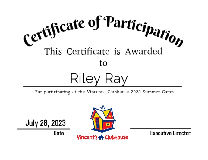 Copy of Certificate of Participation (Tigers) | PosterMyWall