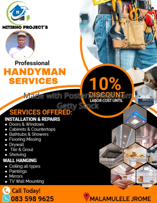 handyman flyer | PosterMyWall
