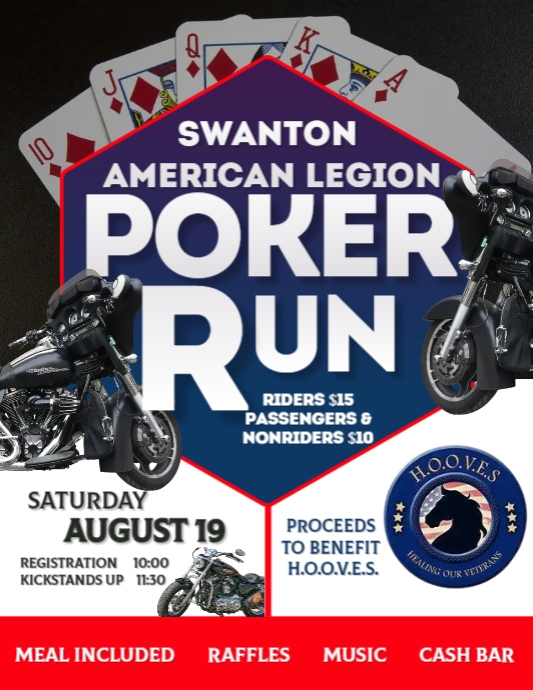 ALR 2023 Poker Run Flyer | PosterMyWall