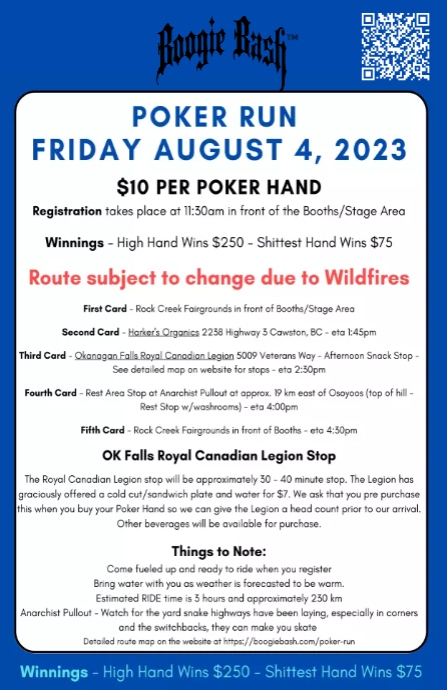 Poker Run | PosterMyWall