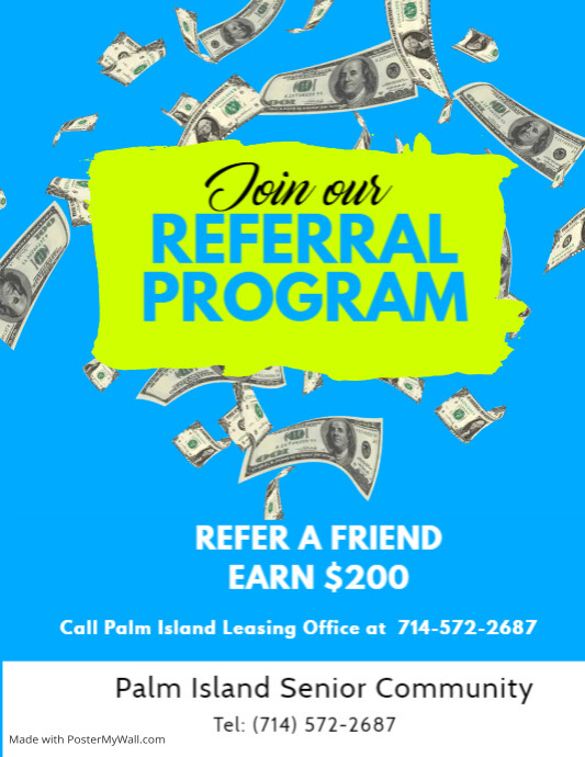 Copy of Referral Program Flyer | PosterMyWall