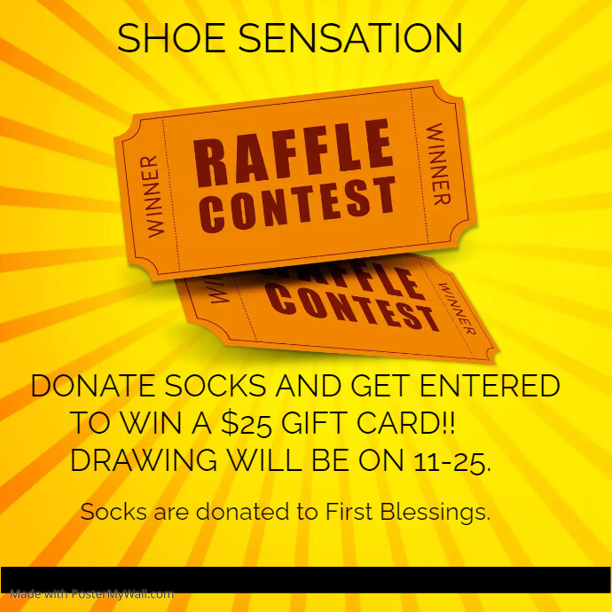 Raffle Ticket Contest Giveaway Template | PosterMyWall