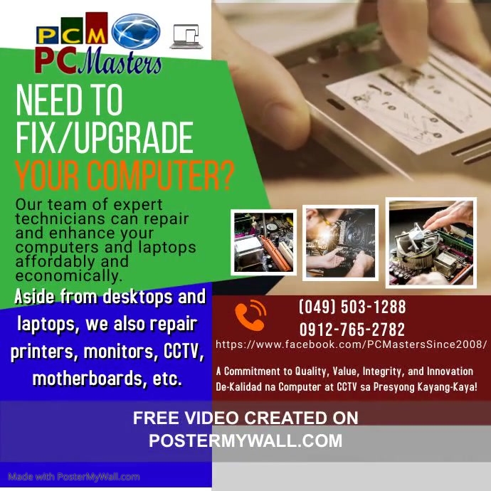Copy of Computer Repair Social Media Post Banner | PosterMyWall