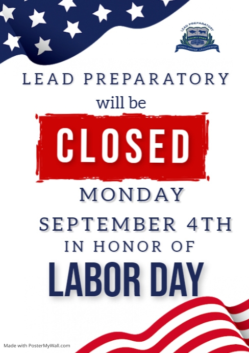 LABOR DAY SHOP CLOSED NOTICE TEMPLATE | PosterMyWall