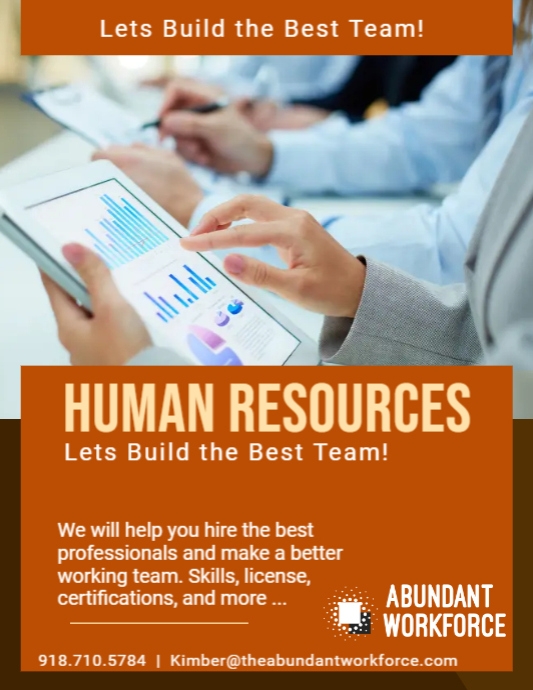 Copy of Human Resources FLYER TEMPLATE | PosterMyWall