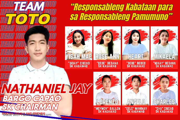 Blue Political Campaign Banner | PosterMyWall
