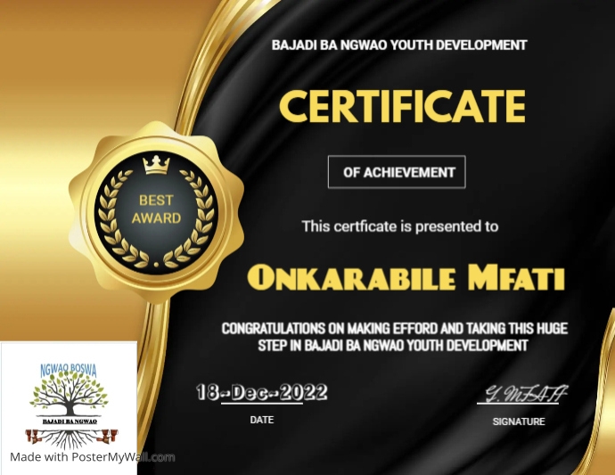 Certificate flyers | PosterMyWall