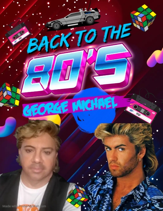 Back To The 80's Flyer | PosterMyWall