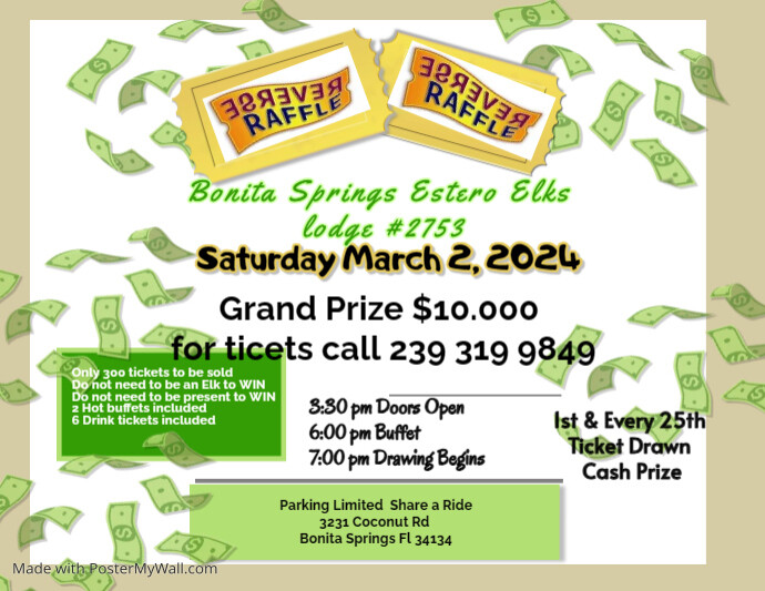 Copy of 50/50 Raffle | PosterMyWall