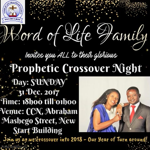 Prophetic Crossover Night | PosterMyWall