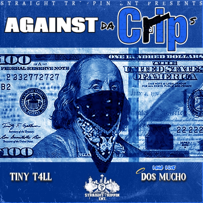 Against Da Crips album cover Art template | PosterMyWall