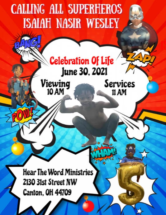 Isaiah Wesley Comic Book Cover Page | PosterMyWall