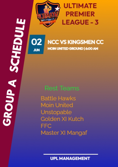 Schedule A | PosterMyWall