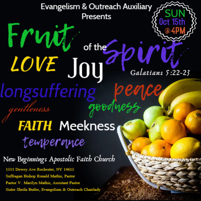 Fruit of the Spirit | PosterMyWall