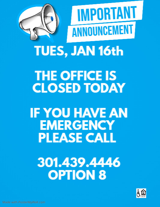 Copy of Important Announcement By Megaphone Customers | PosterMyWall