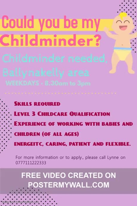 Copy of Child Day Care Advertisement Poster | PosterMyWall