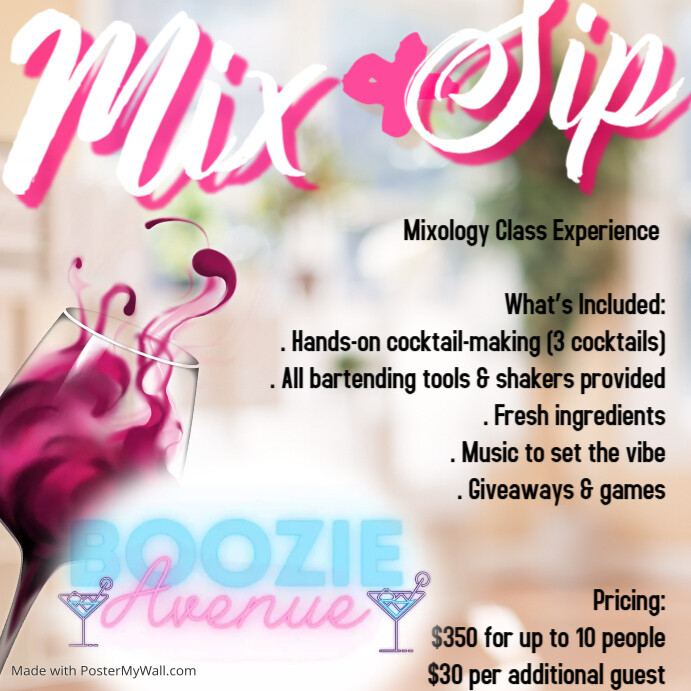 Sip and Paint Flyer | PosterMyWall