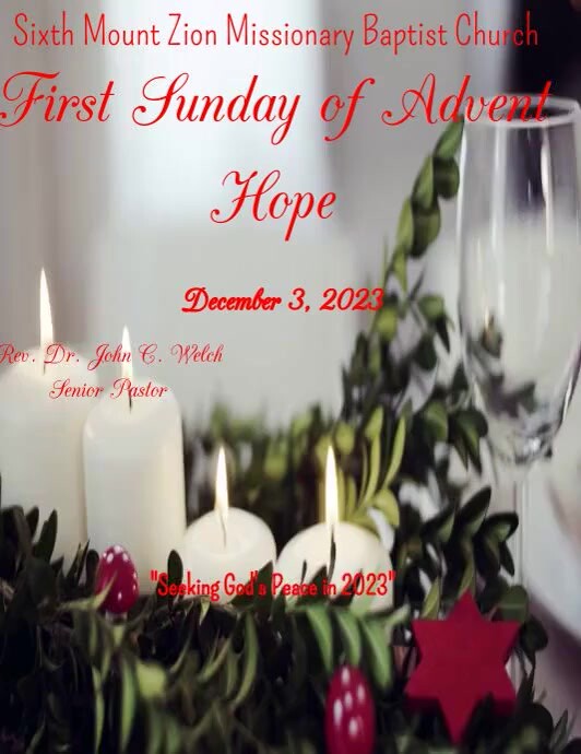 first Sunday of Advent | PosterMyWall