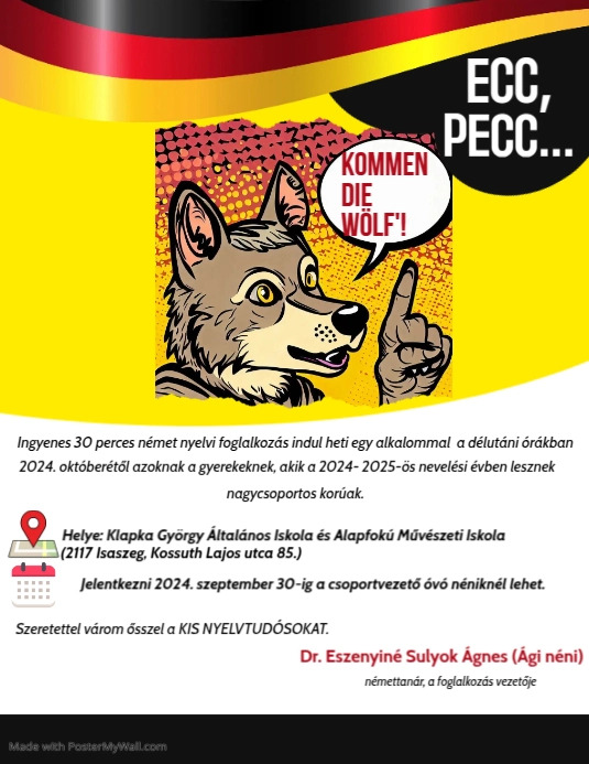 Zoom Online German Language Flyer | PosterMyWall