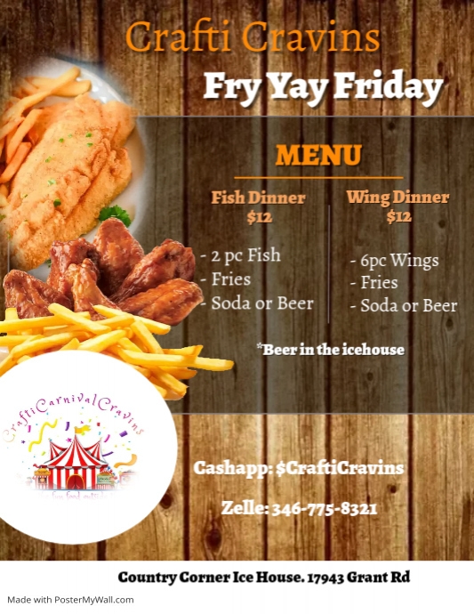 Copy of Shrimp Fry Flyer | PosterMyWall
