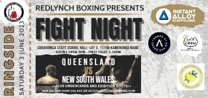fight night flyer advertisement with sponsor (2) | PosterMyWall
