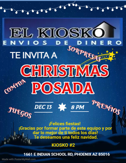 Las Posadas event Flyer Template | PosterMyWall