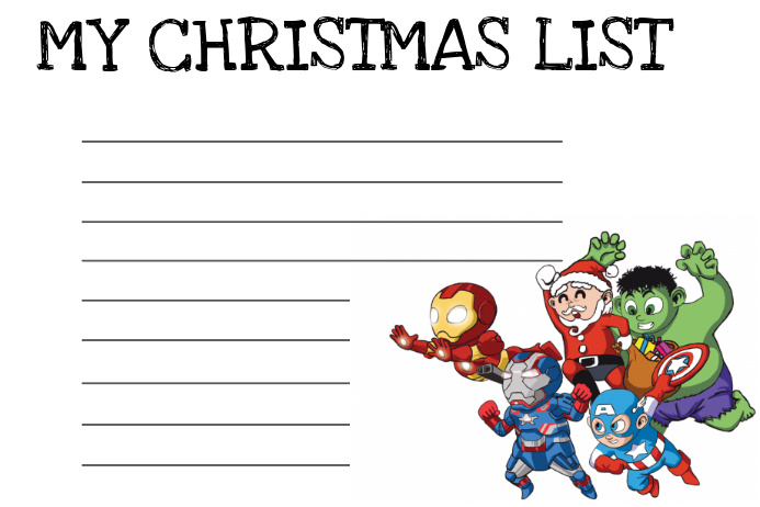 Copy of Christmas List | PosterMyWall