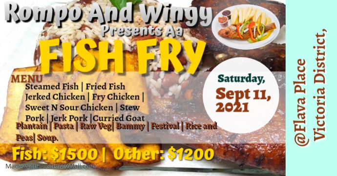 Copy of Fish Fry Ticket | PosterMyWall