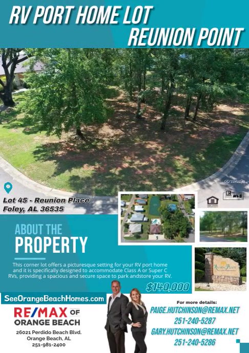 Lot 45 - Reunion Place | PosterMyWall