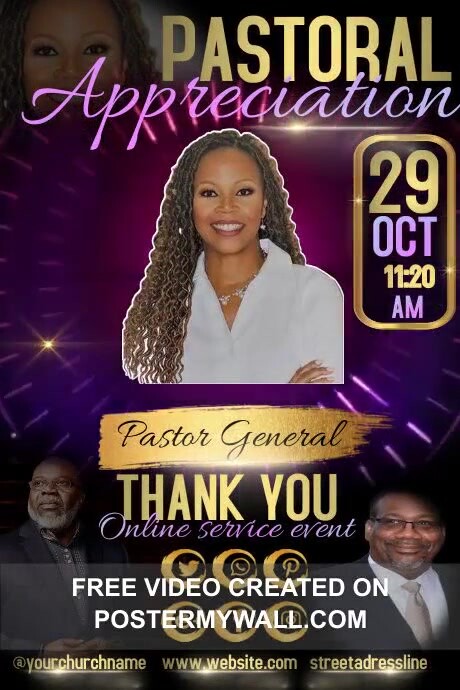 PASTOR APPRECIATION INSTAGRAM template | PosterMyWall