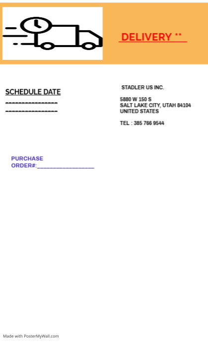 IceCream Bulk Order List Template | PosterMyWall