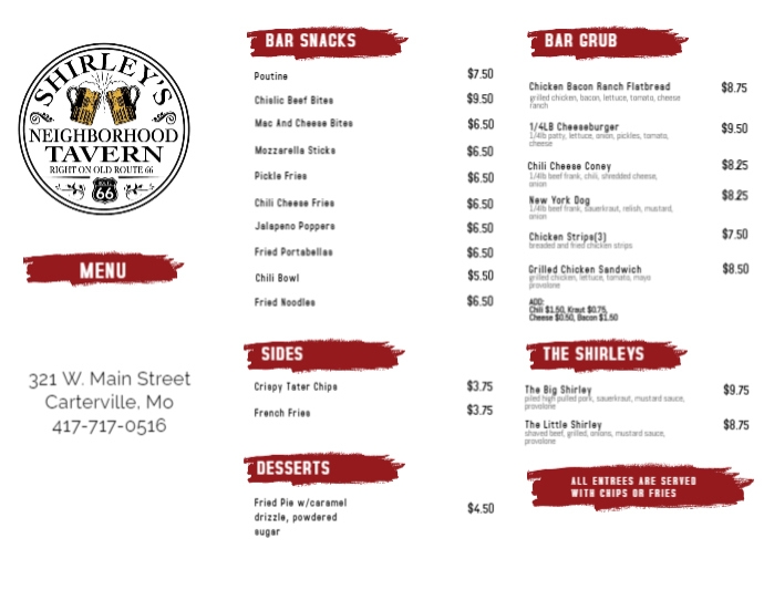 Restaurant TriFold Menu Template (1) | PosterMyWall