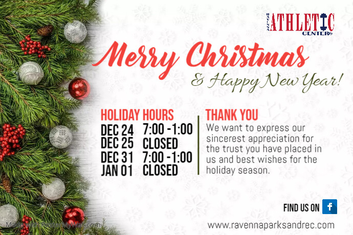 Holiday Hours | PosterMyWall