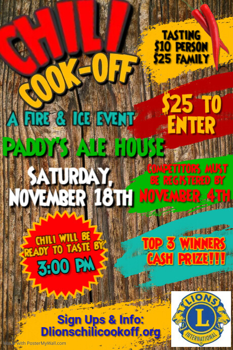 Chili Cook-Off Contest Poster Template (1) | PosterMyWall
