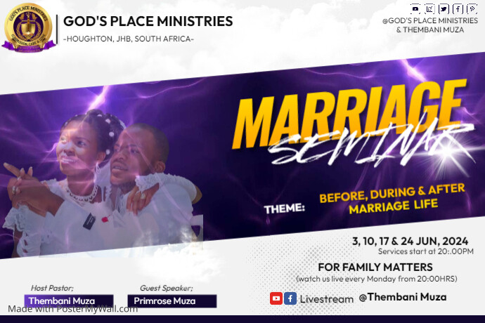 Marriage Conference | PosterMyWall