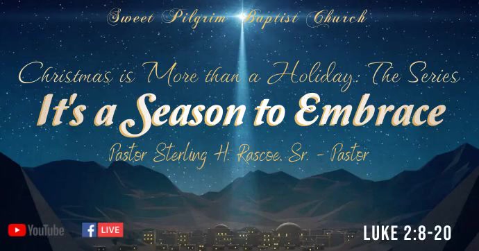 Copy of christmas LIVE ONLINE SERMON TEMPLATE (2) | PosterMyWall