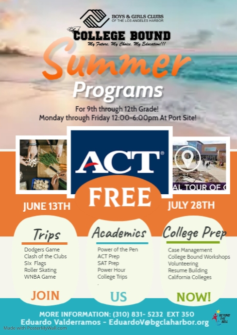 Copy of High School Summer Flyer | PosterMyWall