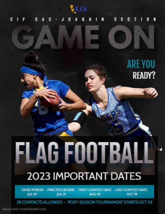 Copy of FLAG FOOTBALL | PosterMyWall