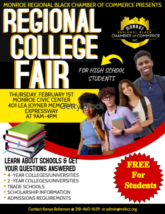 Copy of College Fair School Template | PosterMyWall