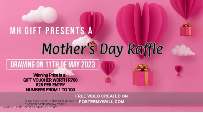 Happy Mother's Day Video Greeting Template | PosterMyWall