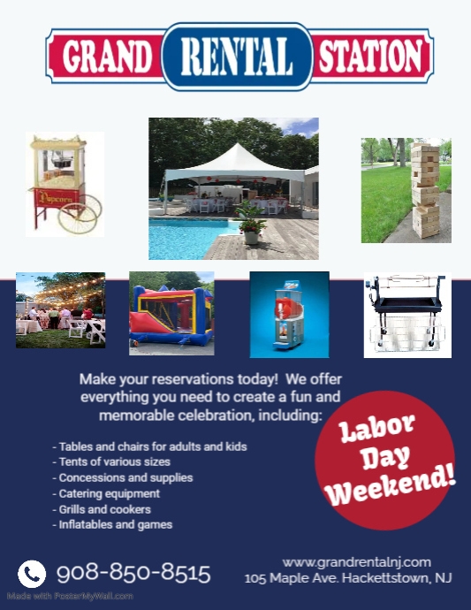 Party Rental Jumper Flyer ad | PosterMyWall