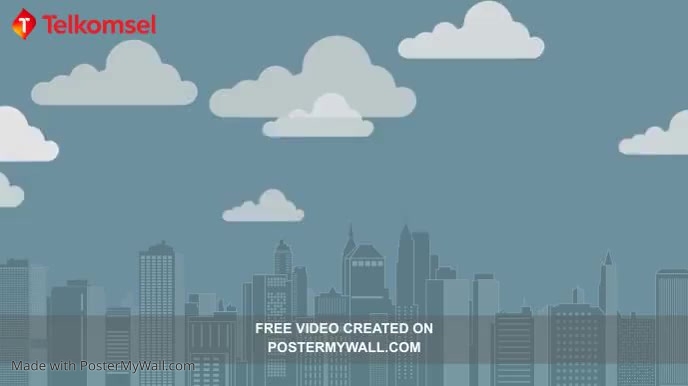 Copy of Salinan Cloudy Zoom Virtual Background Video | PosterMyWall