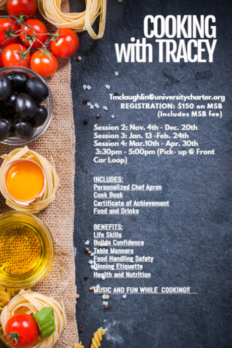 Copy of Cooking Club Flyer Design Template | PosterMyWall