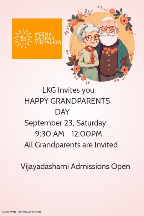 happy grandparents day | PosterMyWall