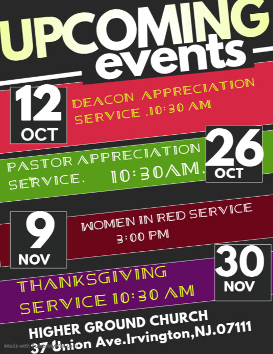 Copy of Upcoming event | PosterMyWall