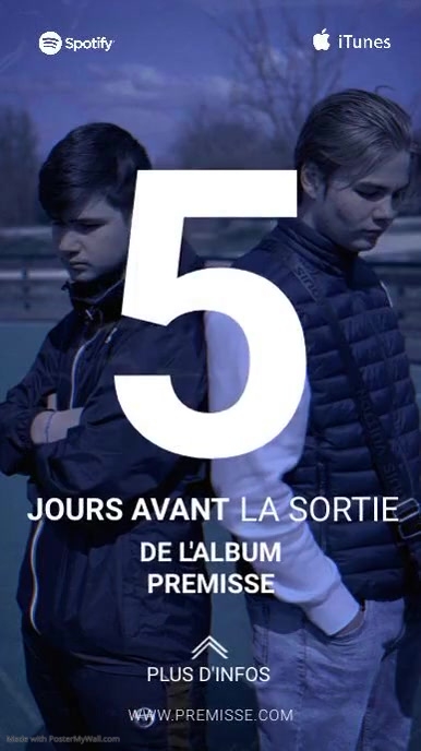 Copie de Album release ad template for instagram story | PosterMyWall