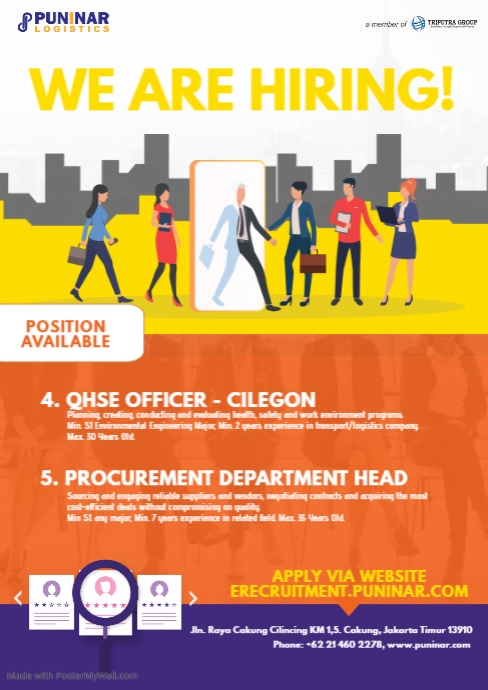 Copy of Copy of Copy of Job Poster Gabungan 2 | PosterMyWall