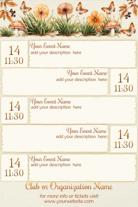 September Calendar by Paula Template | PosterMyWall